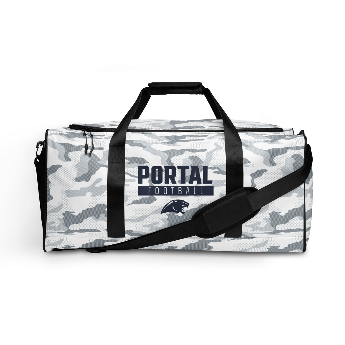 Portal Panthers Duffle Bag - White Camo — Phenom Fans