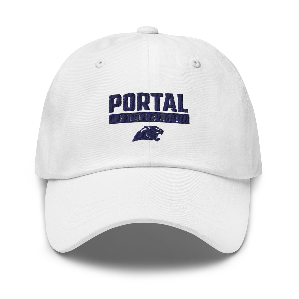 Portal Panthers Unstructured Cap White — Phenom Fans