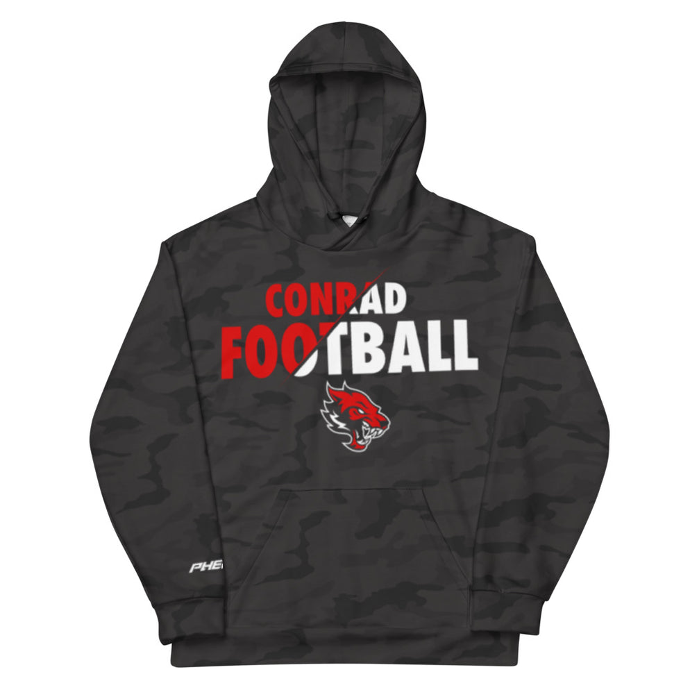 Conrad Football Black Camo Hoodie — Phenom Fans