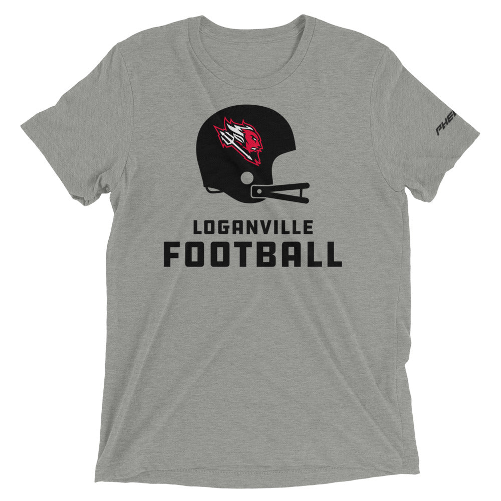GFB: Loganville Football Tri-Blend Tee — Phenom Fans